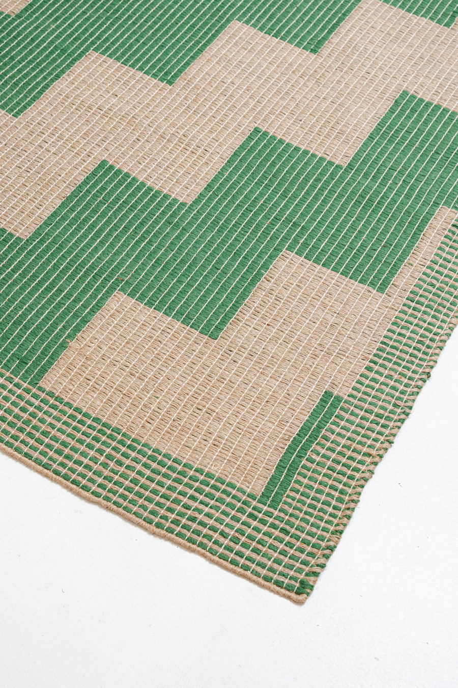 Invert Jute and Wool Rug - Zz Green – Matias Moellenbach