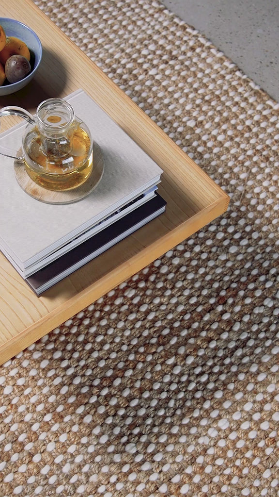 Heavy Jute & New Zealand wool Rug – Matias Moellenbach